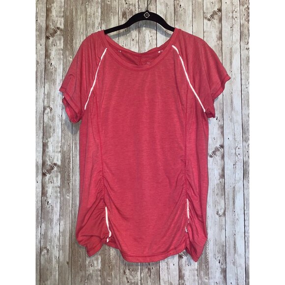 Tangerine | Tops | Womens Tangerine Athletic Pink Short Sleeve ...